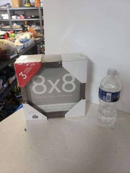 3-Pack 8×8 Display Cases (Brand New, Sealed) - Trice Auctions