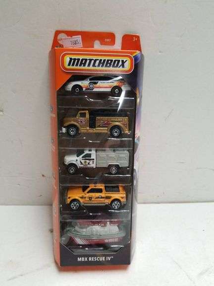 Matchbox MBX Rescue IV Diecast Vehicle 5-Pack - Trice Auctions