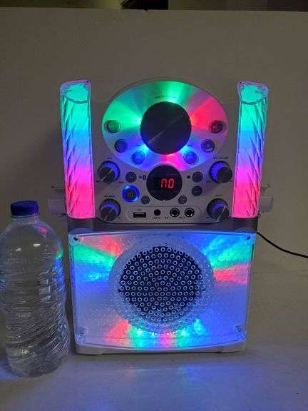 Multi-Color LED Karaoke Machine with Speaker and Control Panel - Trice ...