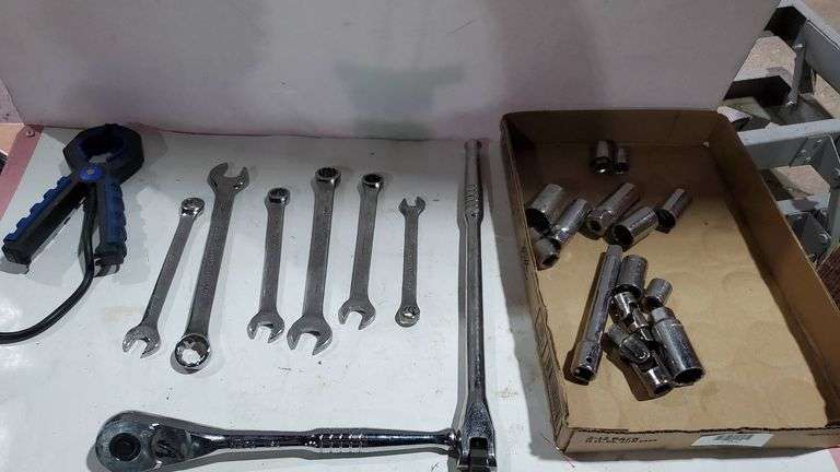 NAPA Hand Tools Set Including Wrenches and Sockets - Trice Auctions