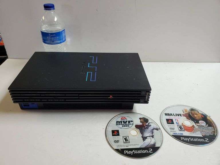 Sony PlayStation 2 Console With Two PS2 Game Discs Included - Trice ...