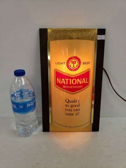 1965 National Bohemian Lighted Beer Sign by The National Brewing Co ...