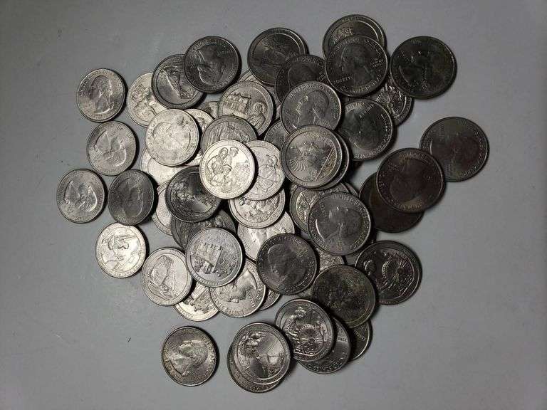 (50+) State Quarters Featuring Various Designs - Trice Auctions