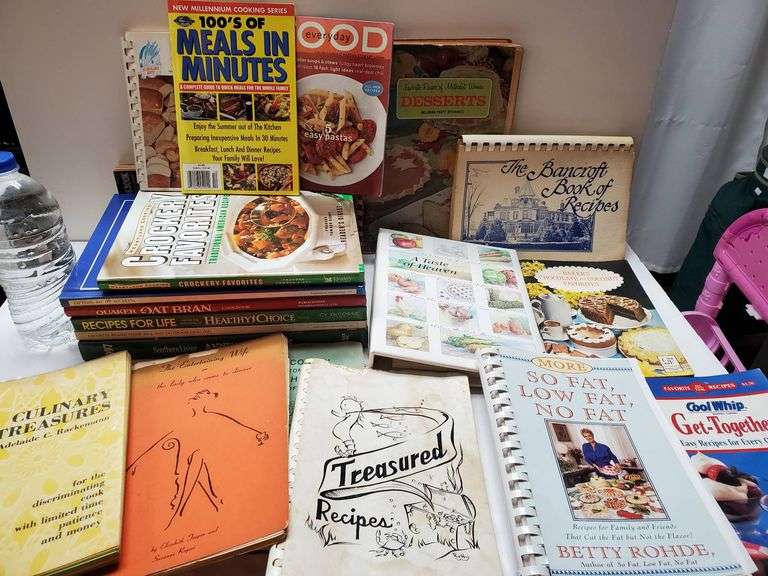 Recipe and Cookbook Titles Featuring Various Themes - Trice Auctions