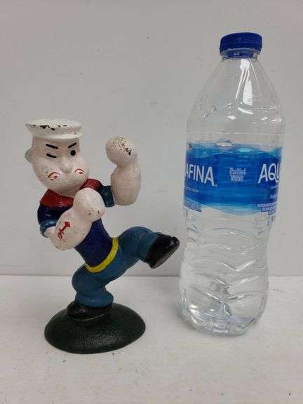 Cast Iron Figurine Depicting Cartoon Popeye Sailor Character in ...