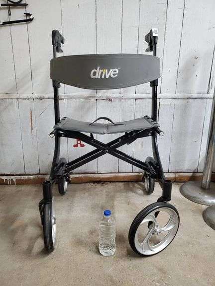 Drive Nitro Rollator Walker With Adjustable Handles and Seat - Trice ...