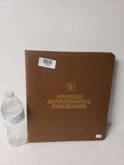 American Commemorative Collections Album with Assorted US Stamps ...