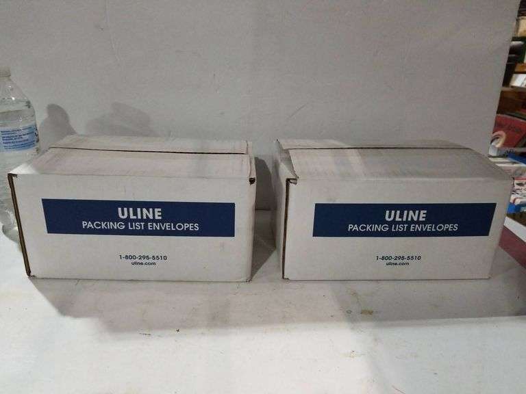 Uline Packing List Envelopes in Original Boxes - Trice Auctions
