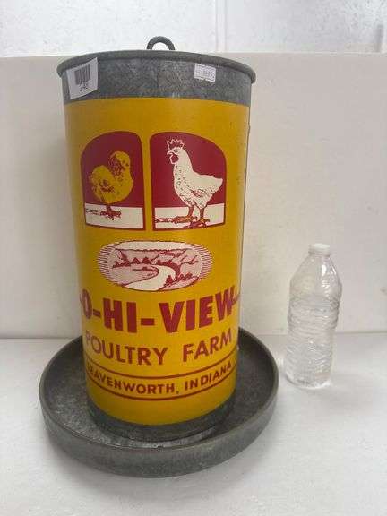 O-Hi-View Poultry Farm Feeder from Leavenworth, Indiana - Trice Auctions