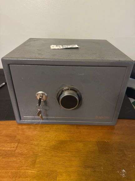Floor Safe with combination lock as well as a key lock - Trice Auctions