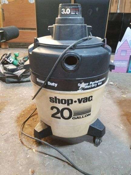Shop-Vac 20-Gallon Heavy Duty Super Performance Wet/Dry Vacuum - Trice ...
