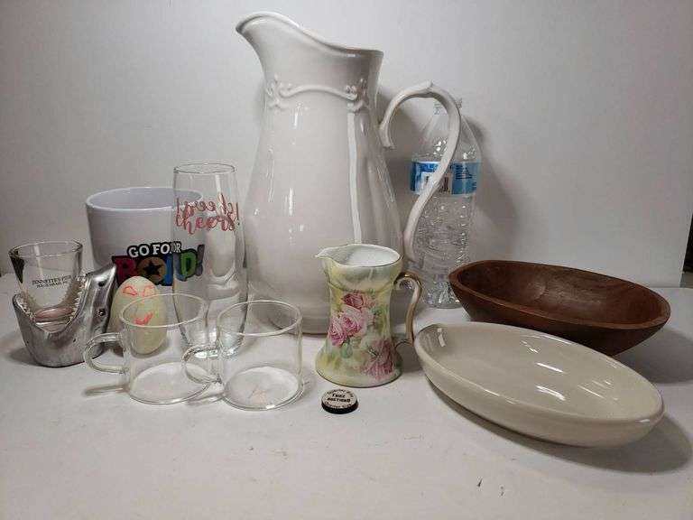 Collection of Miscellaneous Glassware, Pottery, and Ceramics - Trice ...
