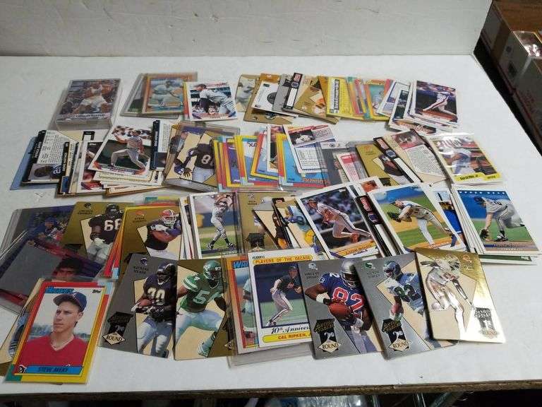 Assorted Sports Trading Cards Collection Featuring Numerous Players ...