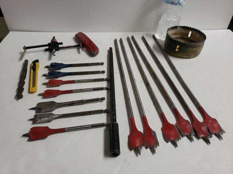 Assorted Drill Bits, Hole Saw, Cutter, and Tool Accessories - Trice Auctions