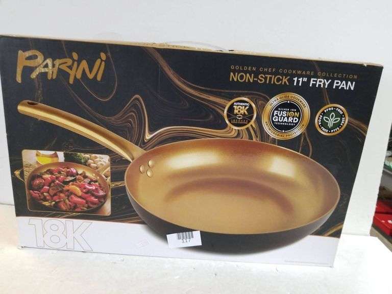 Parini 18K Golden Chef Non-Stick 11-Inch Fry Pan - Trice Auctions