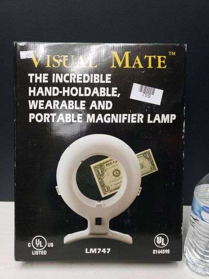 Visual Mate LM747 Hand-Holdable, Wearable Magnifier Lamp (Appears ...