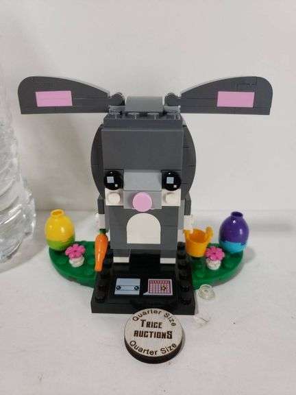 LEGO Easter Bunny Brick Build with Accessories on Display - Trice Auctions