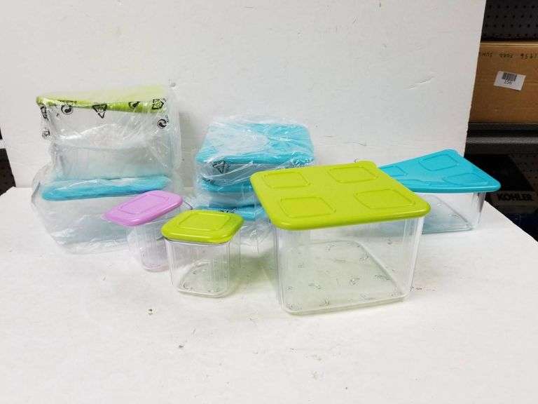 New Like Tupperware Storage Containers in Various Sizes and Colors ...
