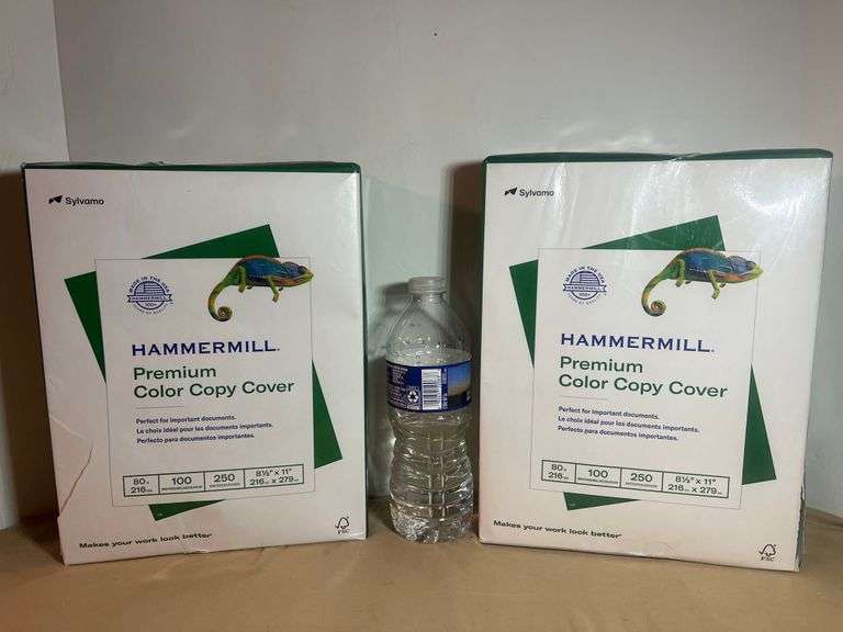 2 Packs Hammermill Premium Color Copy Cover Paper 250 Sheets - Trice ...