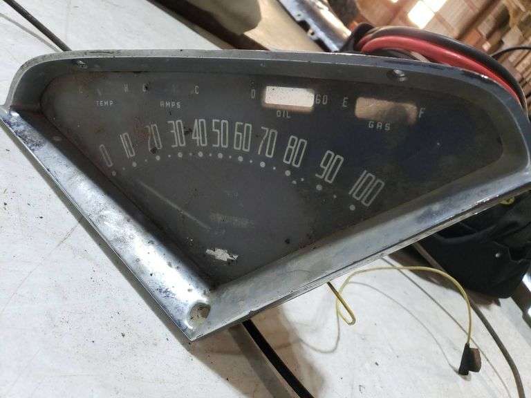 Chevrolet Instrument Cluster With Speedometer and Gauge Components ...