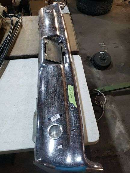 1966 Pontiac GTO Rear Bumper With Mounting Components - Trice Auctions