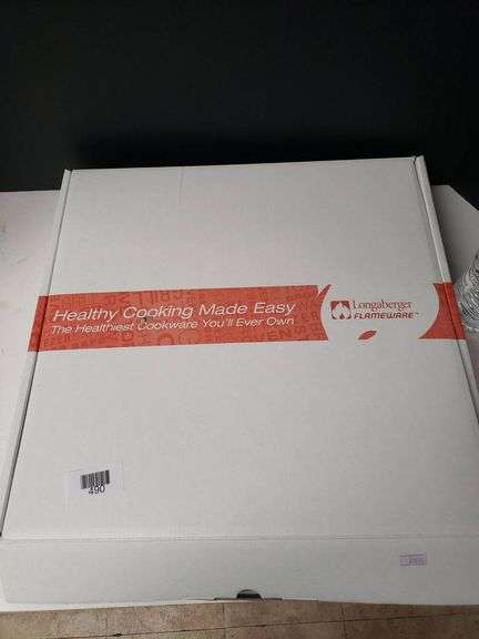 Longaberger Flameware Cookware (Appears to Be New in Opened Box ...