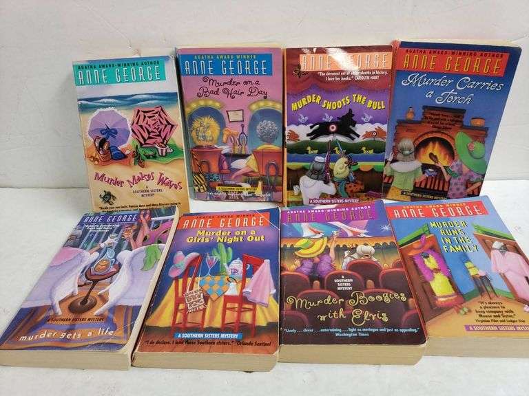 Collection of 8 Anne George Southern Sisters Mysteries Paperback Books ...