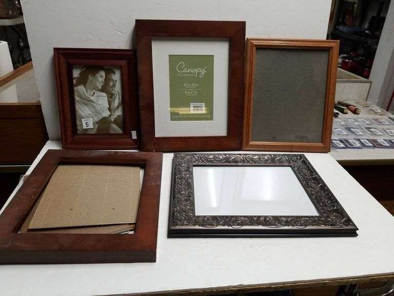 Assorted Picture Frames With Various Styles and Sizes - Trice Auctions