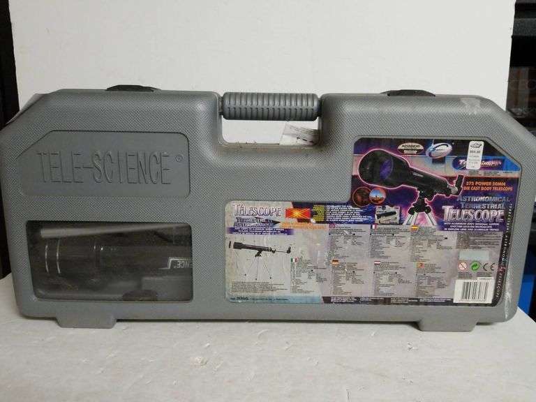 Tele-Science Telescope Kit with Case and Accessories - Trice Auctions