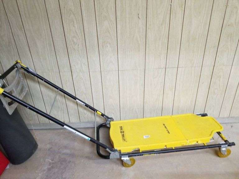 Total Trolley Multi-Function Rolling Cart and Creeper - Trice Auctions