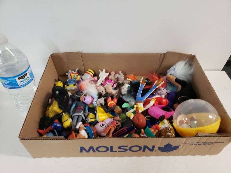 Box of Assorted Small Toys and Figurines - Trice Auctions