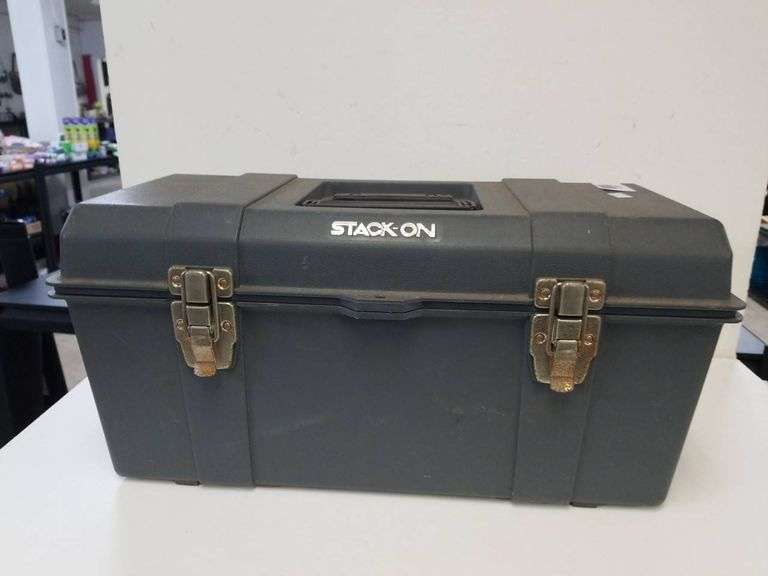 Stack-On Toolbox with Assorted Tools - Trice Auctions