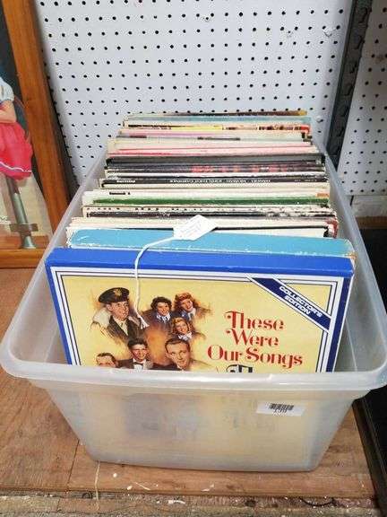Collection of Over 100 Vinyl Records Featuring Jazz, Musical ...