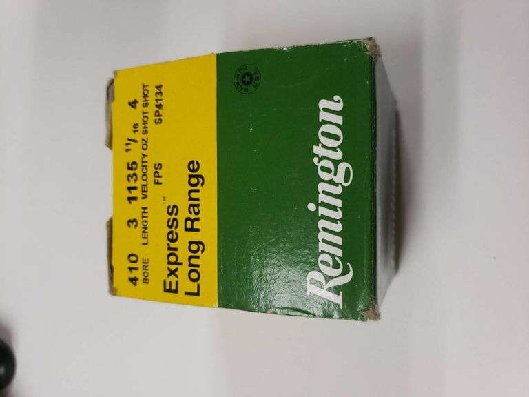 Remington Express Long Range .410 Bore 3-Inch Shotshells, Full Box ...