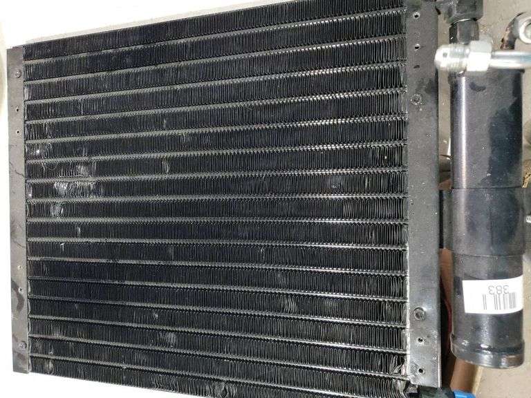 Automotive AC Condenser Unit with Attached Receiver Drier - Trice Auctions