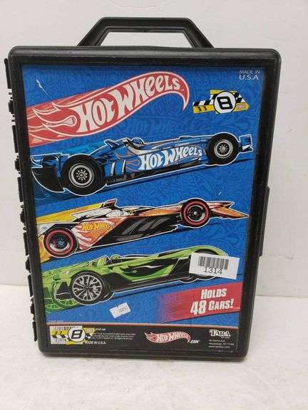 Hot Wheels Carrying Case Holds 48 Cars with Handle - Trice Auctions