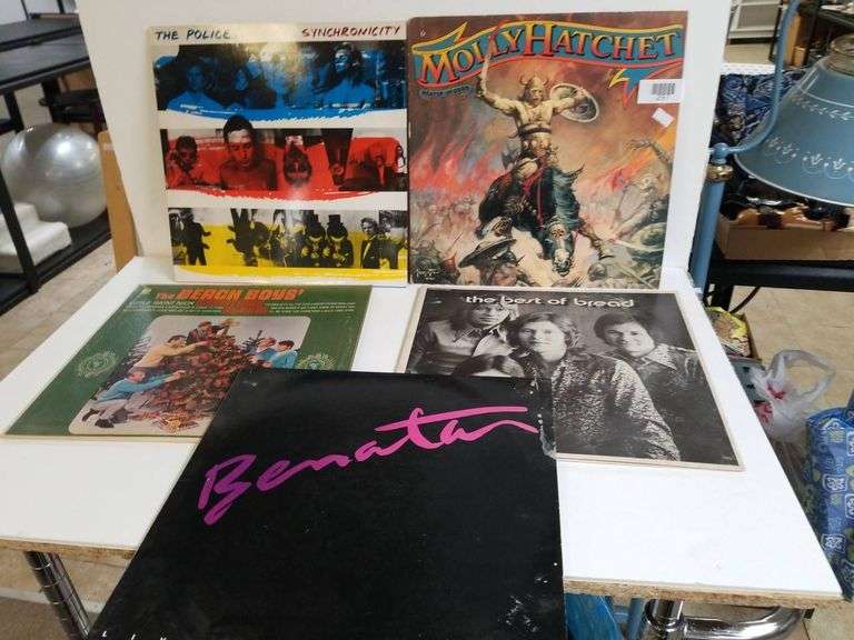 Collection of Five Vinyl Record Albums - Trice Auctions