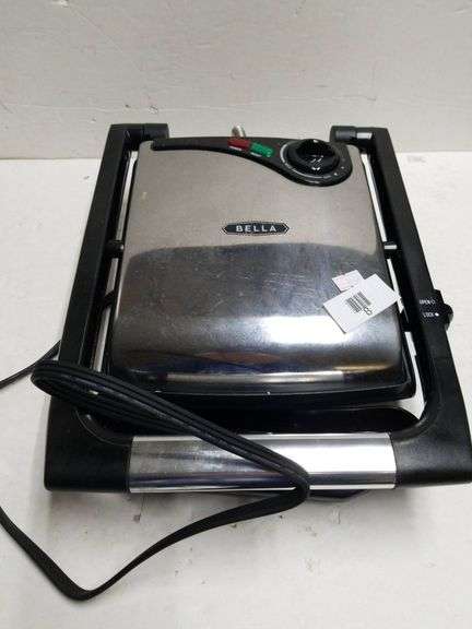 Bella Countertop Electric Grill with Adjustable Temperature Control ...