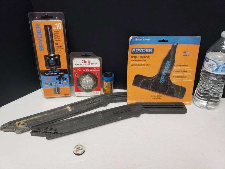 Lot of Ridgid Tools and Spyder Power Accessories - Trice Auctions