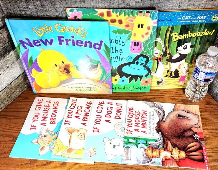 Lot of Children's Books, Hard & Soft Cover including 4 "If You Give a ...