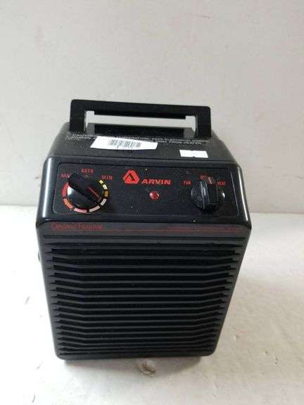 Arvin Compact Portable Heater with Adjustable Settings - Trice Auctions