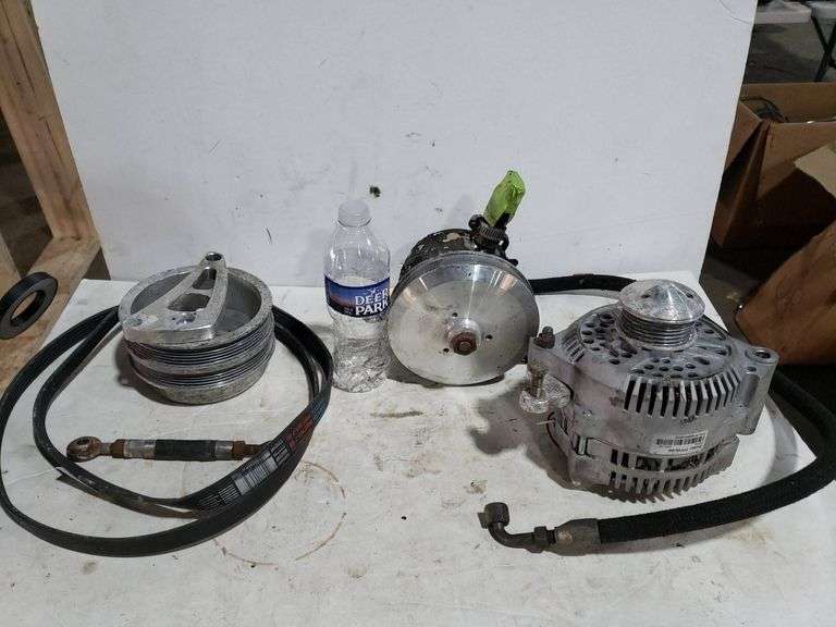 Automotive Alternator, Pulley System, and Supporting Hardware ...