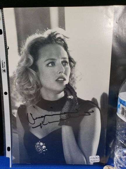 Black-and-White Glossy Photograph Signed by Virginia Madsen - Trice ...