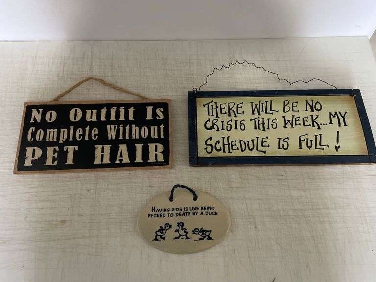 Humorous Signs - Trice Auctions