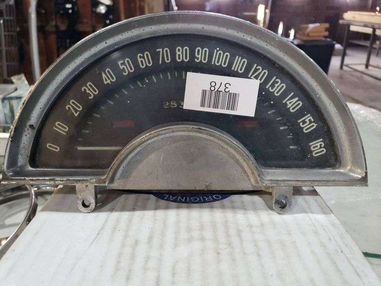 Semi-Circular Speedometer Display Panel with Numeric Markings to 160 ...