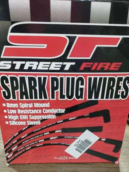 MSD Street Fire Spark Plug Wires 8mm Spiral Wound - Trice Auctions