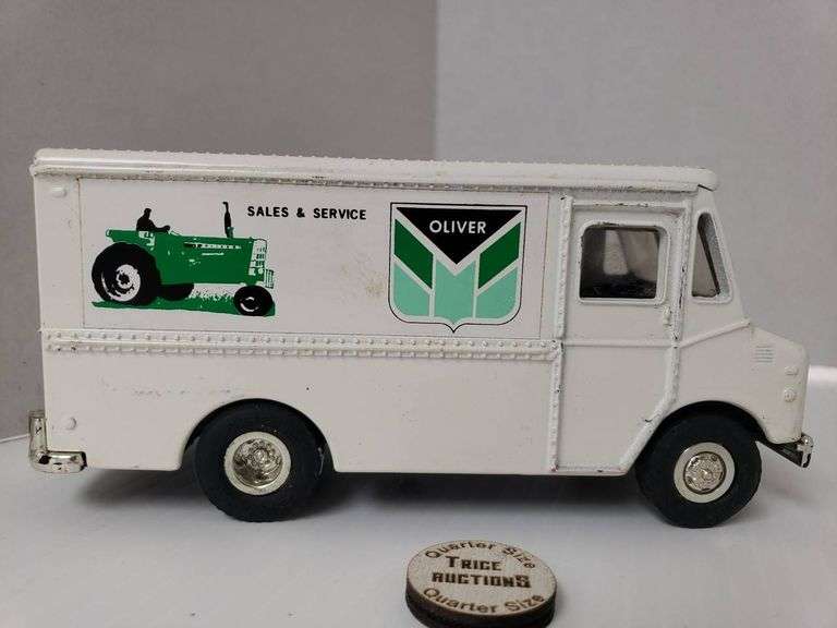Ertl Oliver Sales & Service Die-Cast Coin Bank Truck - Trice Auctions