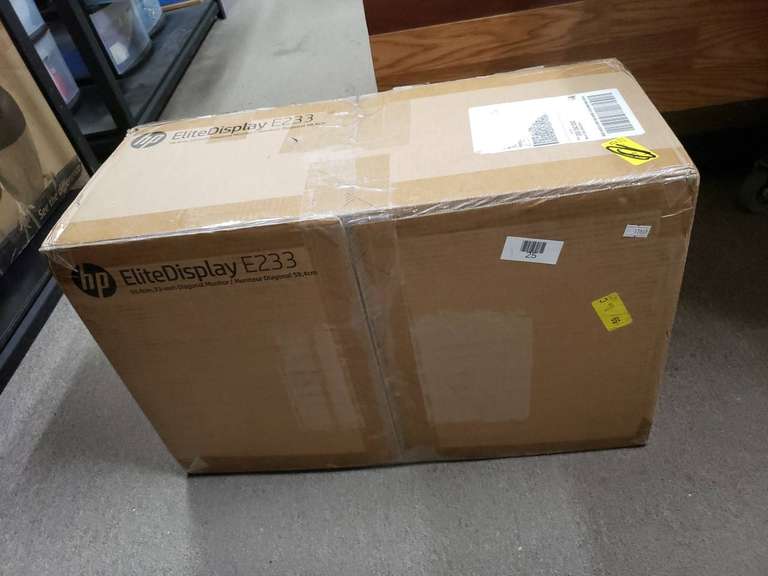 HP EliteDisplay E233 23-Inch Diagonal Monitor with Stand - Trice Auctions