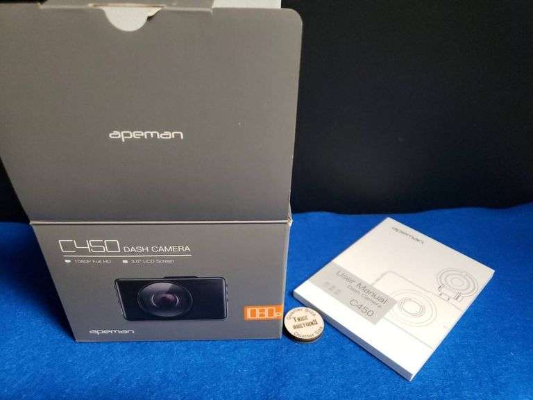 Apeman C450 Dash Camera With 1080p Full HD, Appears New - Trice Auctions