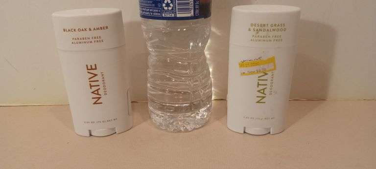 Two NEW 2.65 oz. Various Native Deodorants (Black Oak/Amber & Desert ...